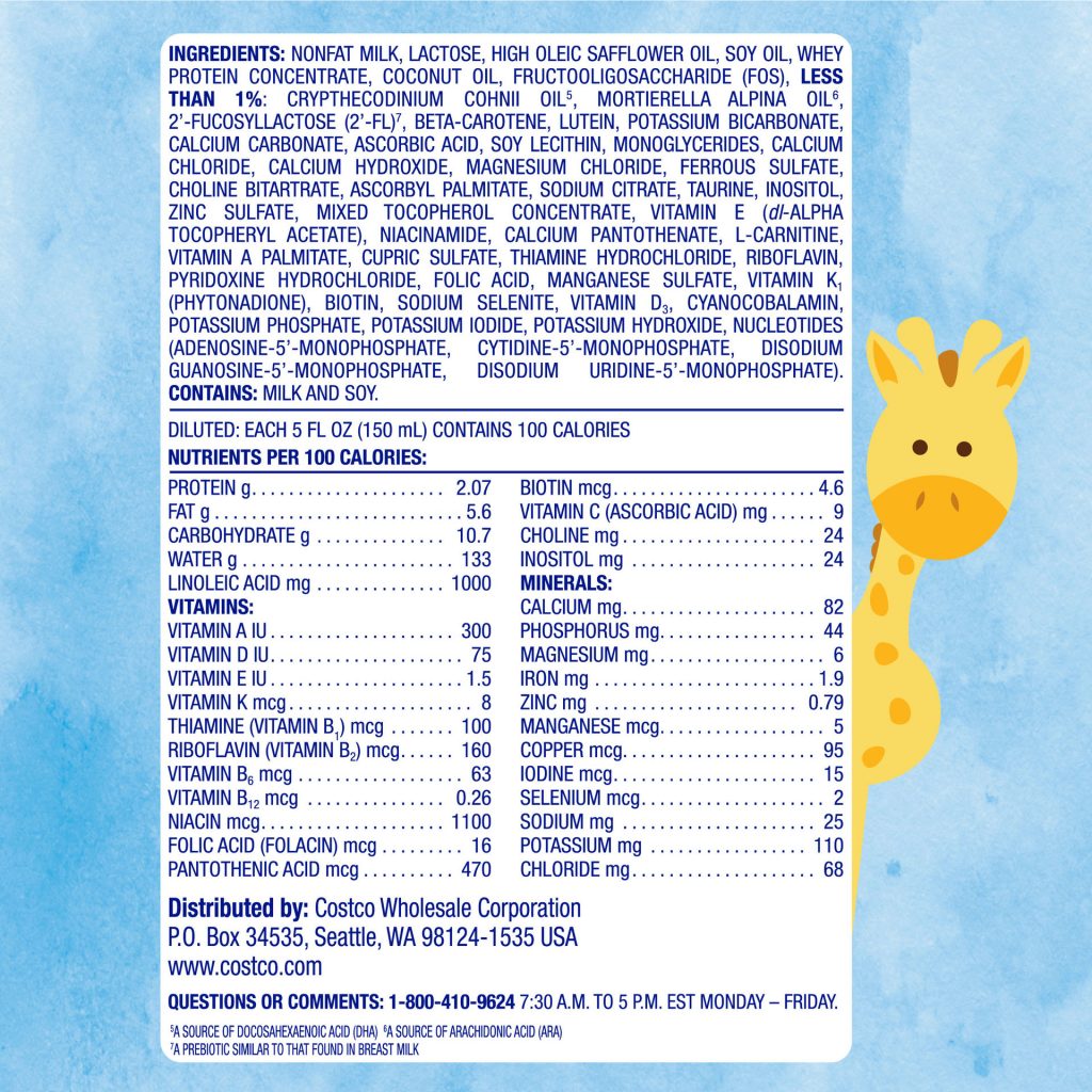 Formula Infantil Kirkland Pro Care 0-12 meses, 1.2kg – ComViene