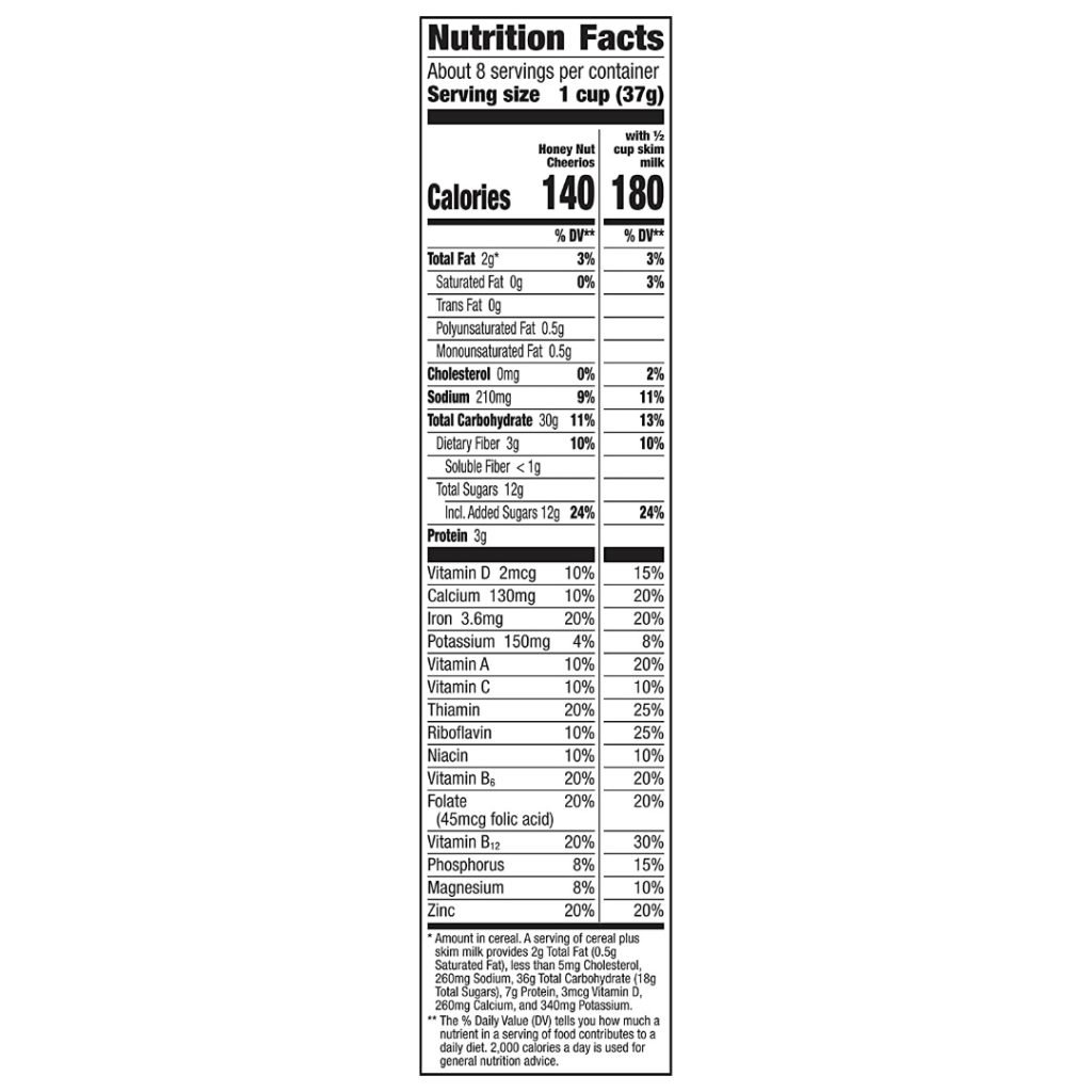 Cereal Cheerios Honey Nut – Gluten Free, General Mills / 306g – ComViene