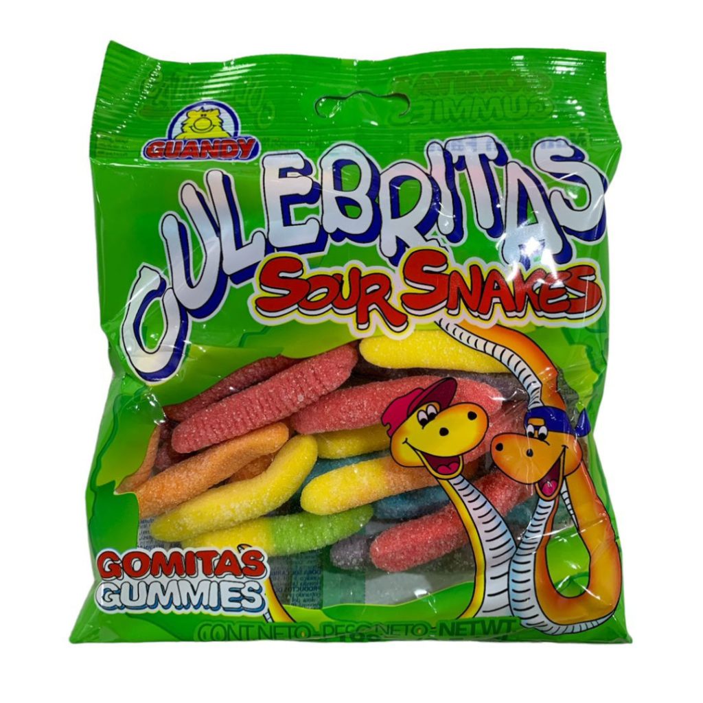 Culebritas De Gomitas Acidas Halal, Guandy / 100g - Comviene